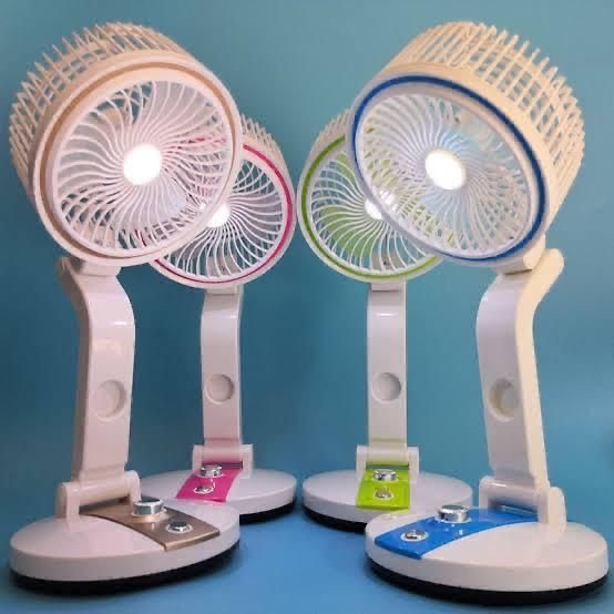 USB Mini Charger Foldable Fan with LED Light - EROCS (BD.) LTD.